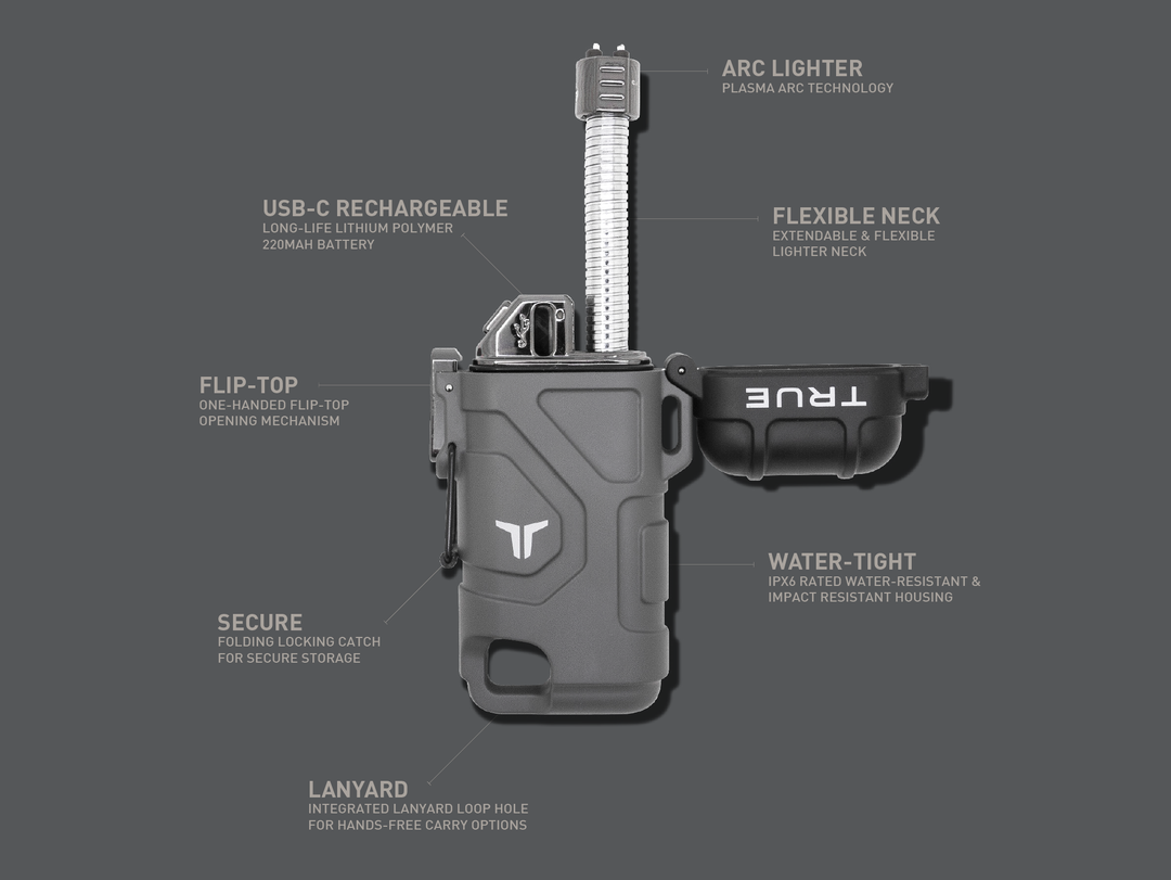 Retractable Flexible Plasma Lighter – True Utility